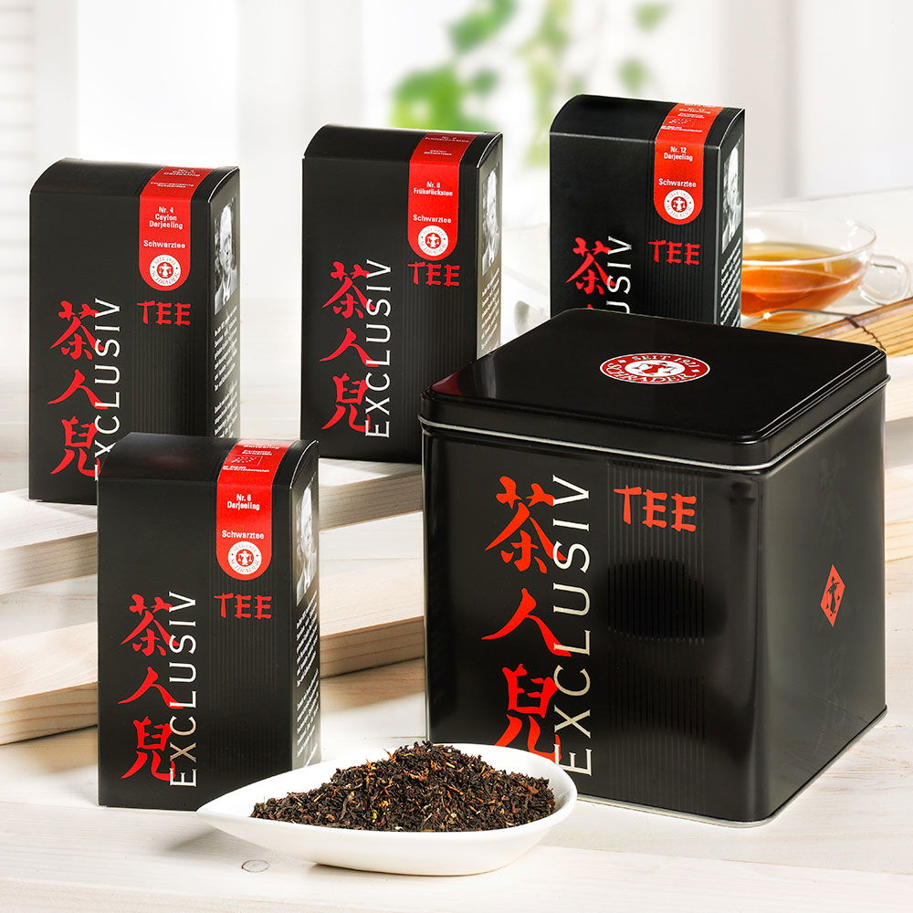 Schwarztee Sortiment Vier Klassiker | Schwarzer Tee von Schrader