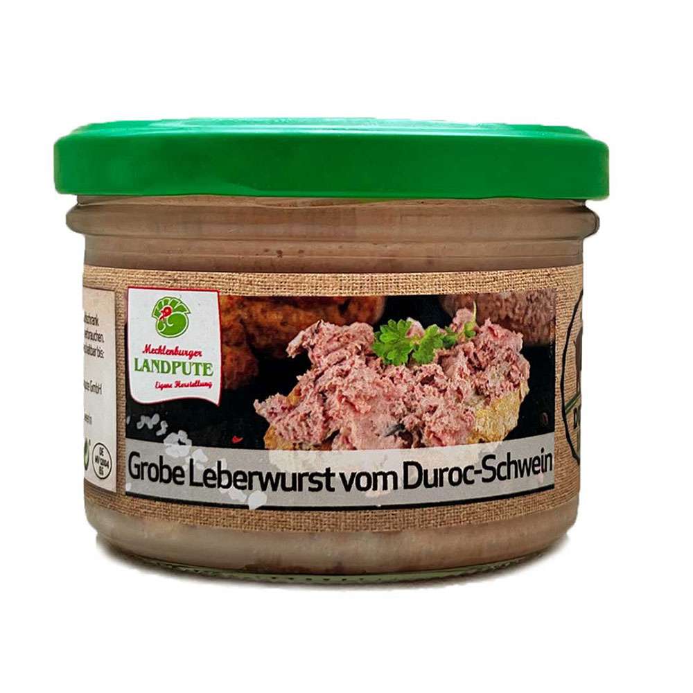 Mecklenburger Landpute Grobe Leberwurst vom Duroc-Schwein | Schrader